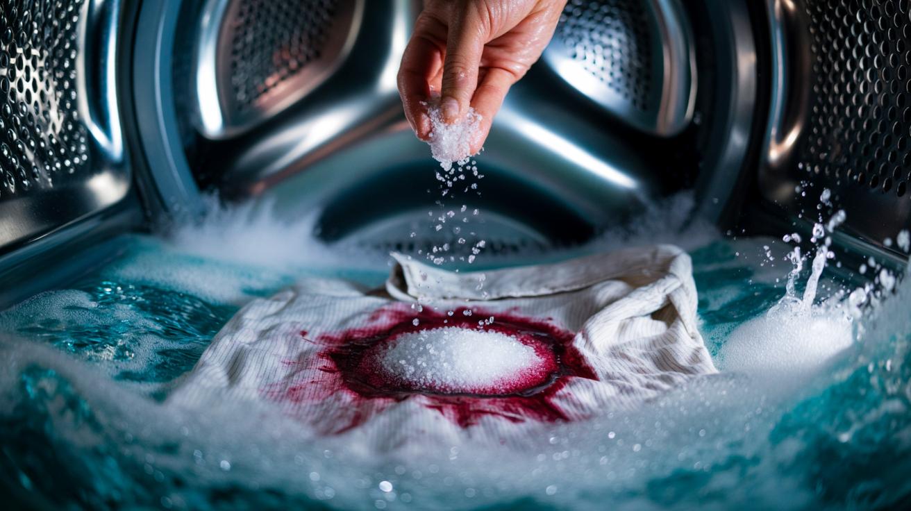 Salt boosts laundry power instantly: why grains break down stains ...