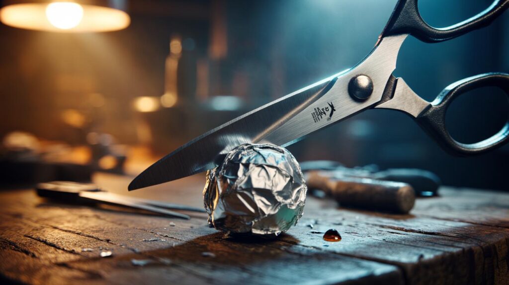 The tinfoil ball that sharpens scissors: how micro-abrasion restores ...